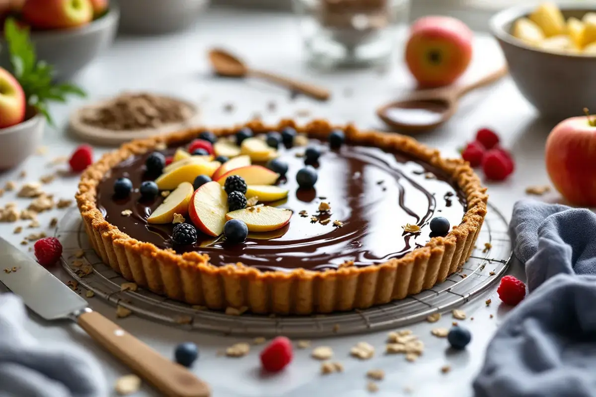 Flocons d’avoine + compote : la recette bluffante pour une pâte à tarte ...
